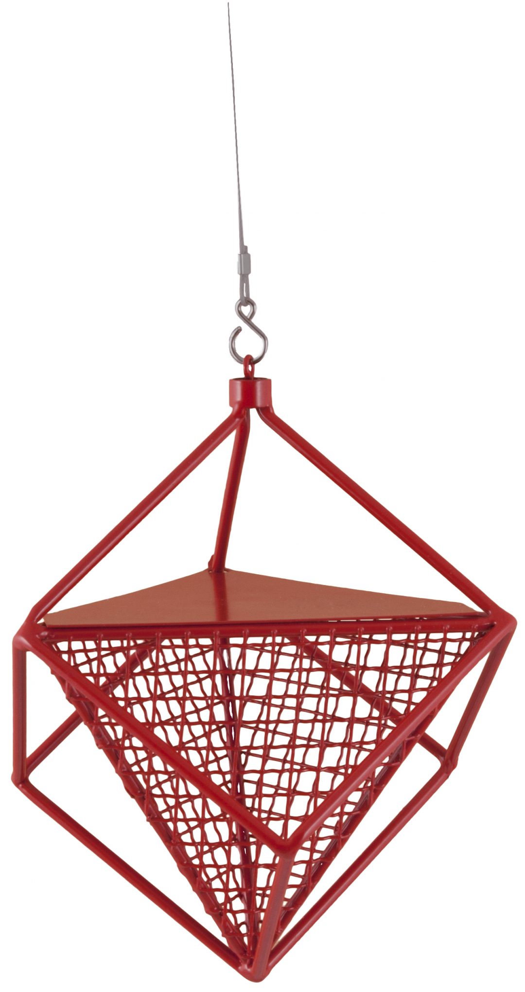 Picture of WG335 peanut feeder Cube red isolated free - BoBizz